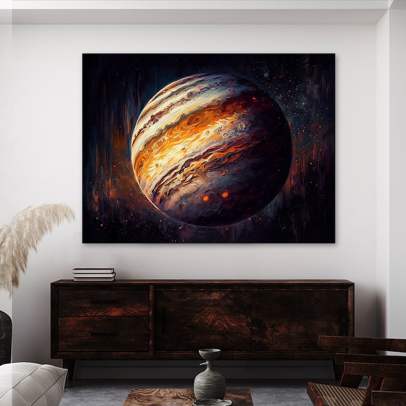 Jupiter 7 Canvas Wall Art Decor - Etsy