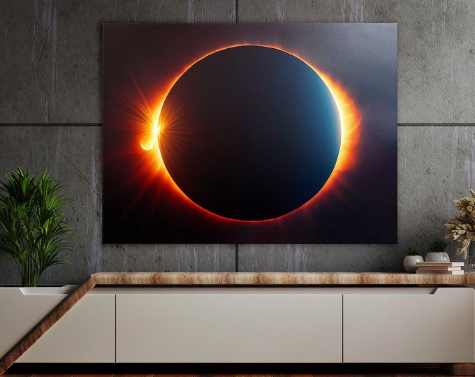 Solar Eclipse 10 Canvas Wall Art Decor - Etsy