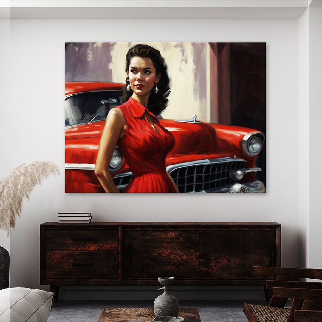 Pin up Classic 5 Canvas | Wall Art Home Decoration Painting Poster ...