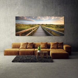 Boardwalk Vast Landscape 61 Canvas Wall Art Home Decoration Painting ...