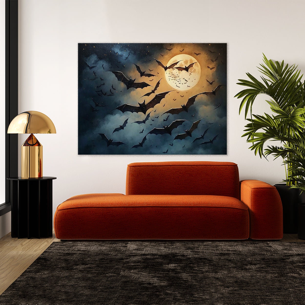 Bat Flying 27 Canvas Wall Art Decor - Etsy