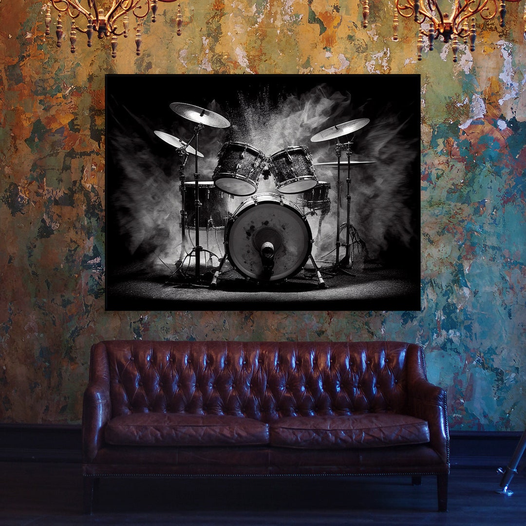 Drum 7 Canvas Wall Art Decor - Etsy