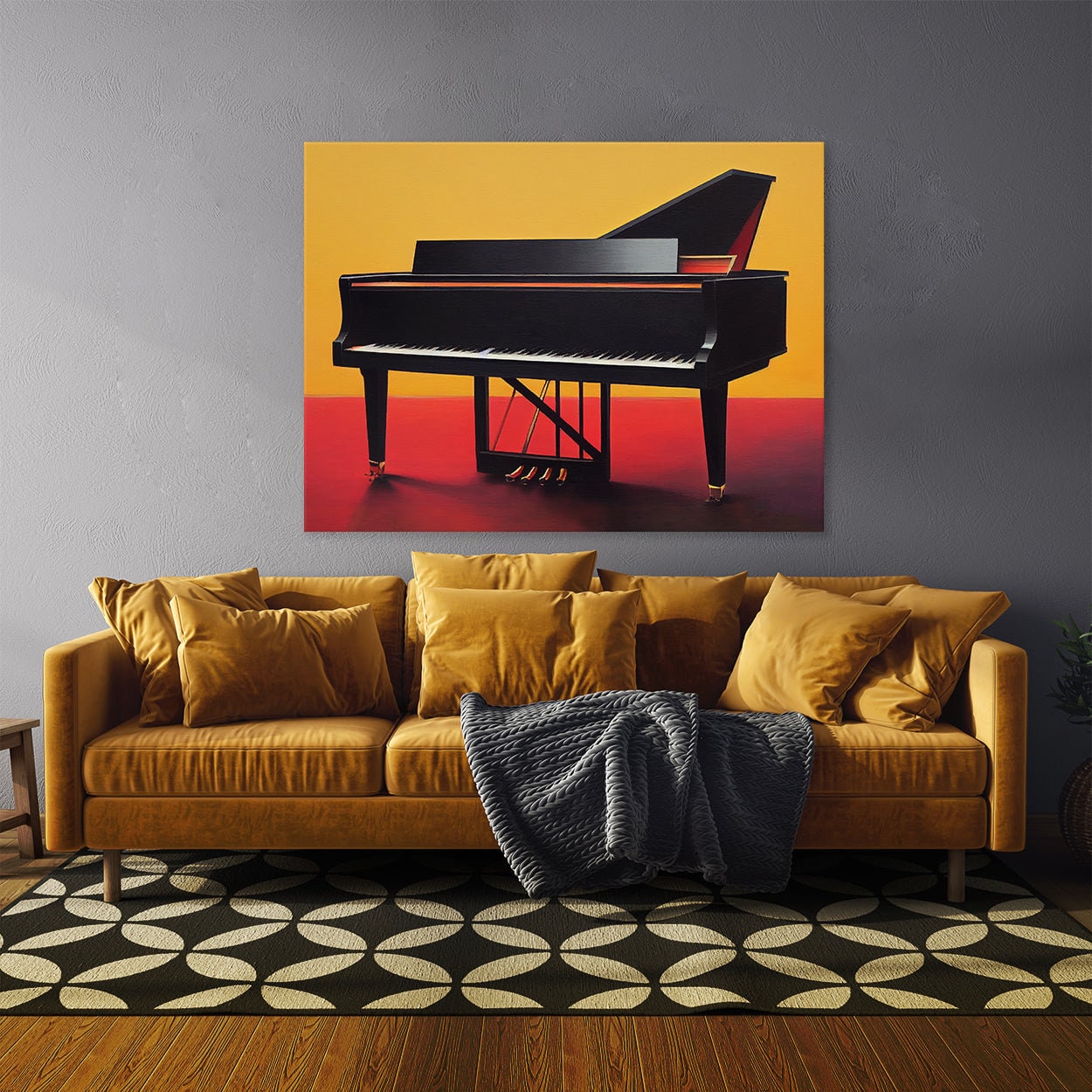 Piano 15 Canvas Wall Art Decor - Etsy