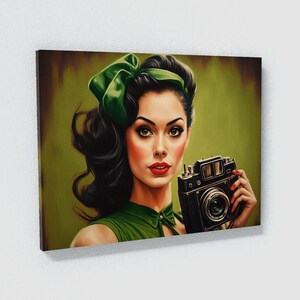 Pin up Vintage 10 Canvas | Wall Art Home Decoration Painting Poster ...