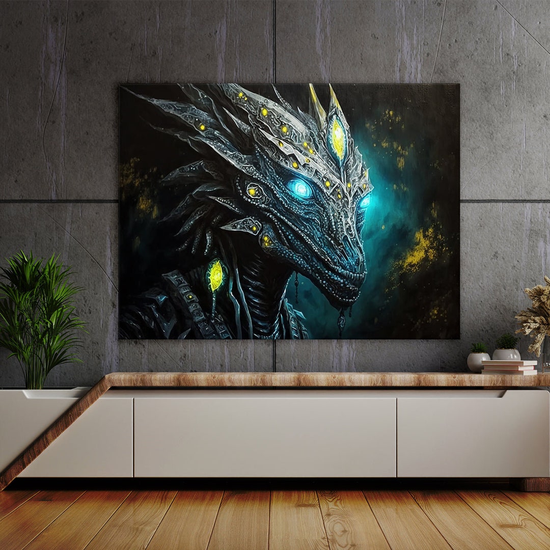 Alien Scales 4 Canvas Wall Art Decor - Etsy Canada