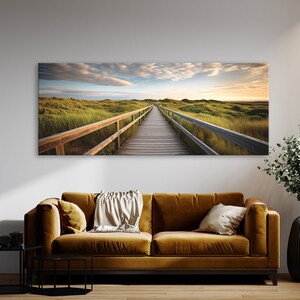 Boardwalk Vast Landscape 61 Canvas Wall Art Home Decoration Painting ...