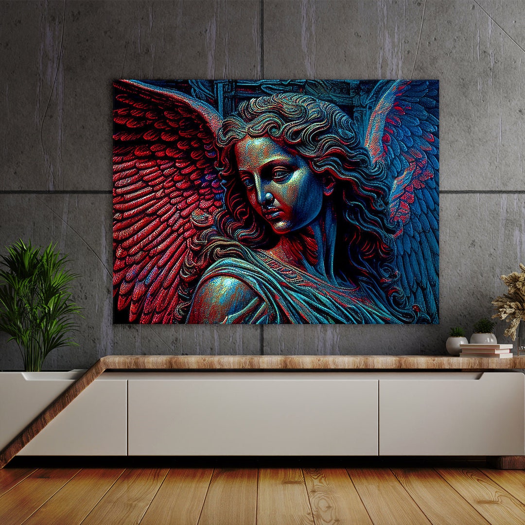 Dmt Trippy Angel 43 Canvas Wall Art Decor - Etsy