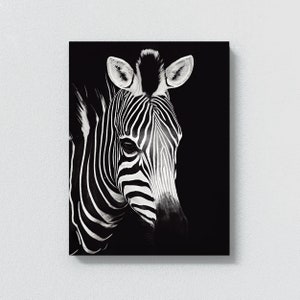 Zebra 13 Canvas Wall Art Decor - Etsy