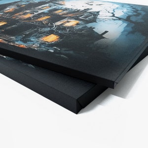 Halloween Haunted House Collage 26 Canvas | Wall Art Home Decoration ...