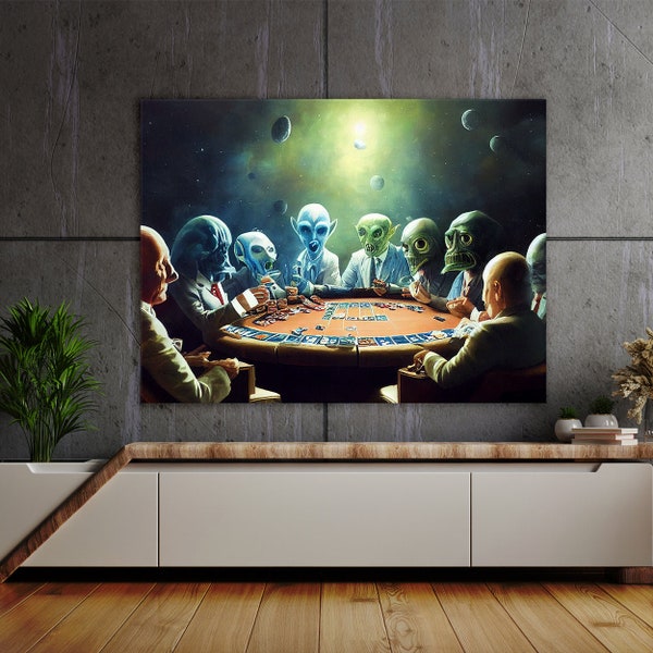 Alien Wall Art - Etsy