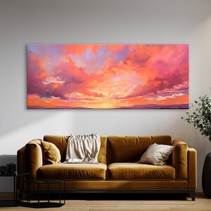 Cloud Sky Colors 34 Canvas Wall Art Home Decoration Painting Poster ...