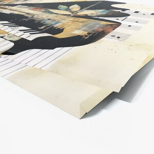 Piano Art Piano Collage 31 Canvas | Wall Art Home Decoration Painting ...