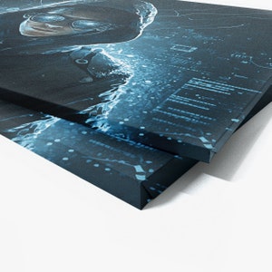 Hacker Circuit Board Design 15 Canvas | Wall Art Home Decoration ...