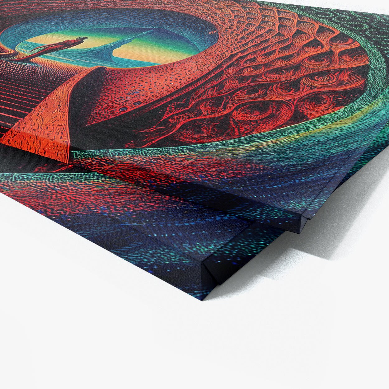 Dmt Trippy Entering Dmt Tunnel 65 Canvas Wall Art Decor - Etsy