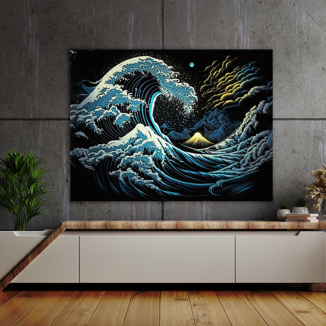 Art Hokusai the Great Wave 19 Canvas Wall Art Decor - Etsy
