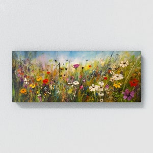 Botanical Pastels Wildflower 46 Canvas | Wall Art Home Decoration ...