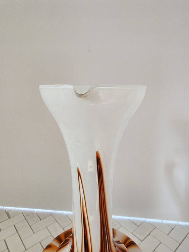 1960's Opalina Fiorentina Pitcher Made by Stelvia in Italy Empoli Glass ...