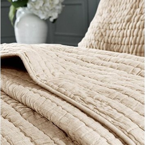 Handmade 100% Cotton Solid Color Padded Indian Kantha Quilt - Etsy