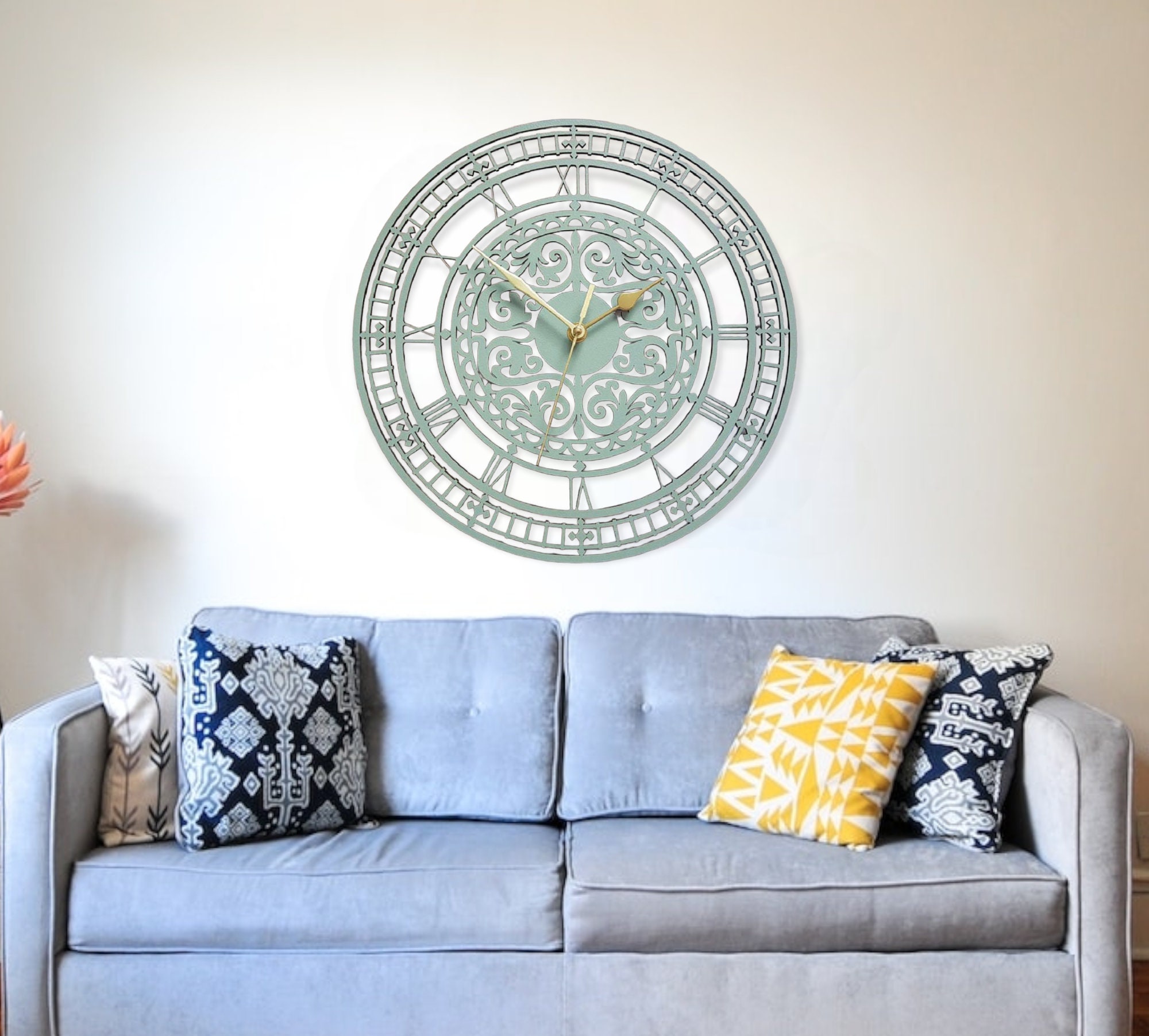 Wooden Modern Large Wall Clock Wall Clock Unique Wood Wall Art Design ...