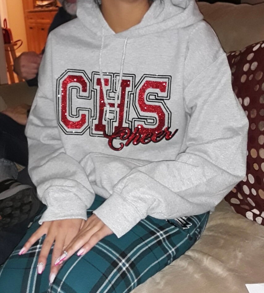 Personalized Cheerleading Hoodie - Etsy