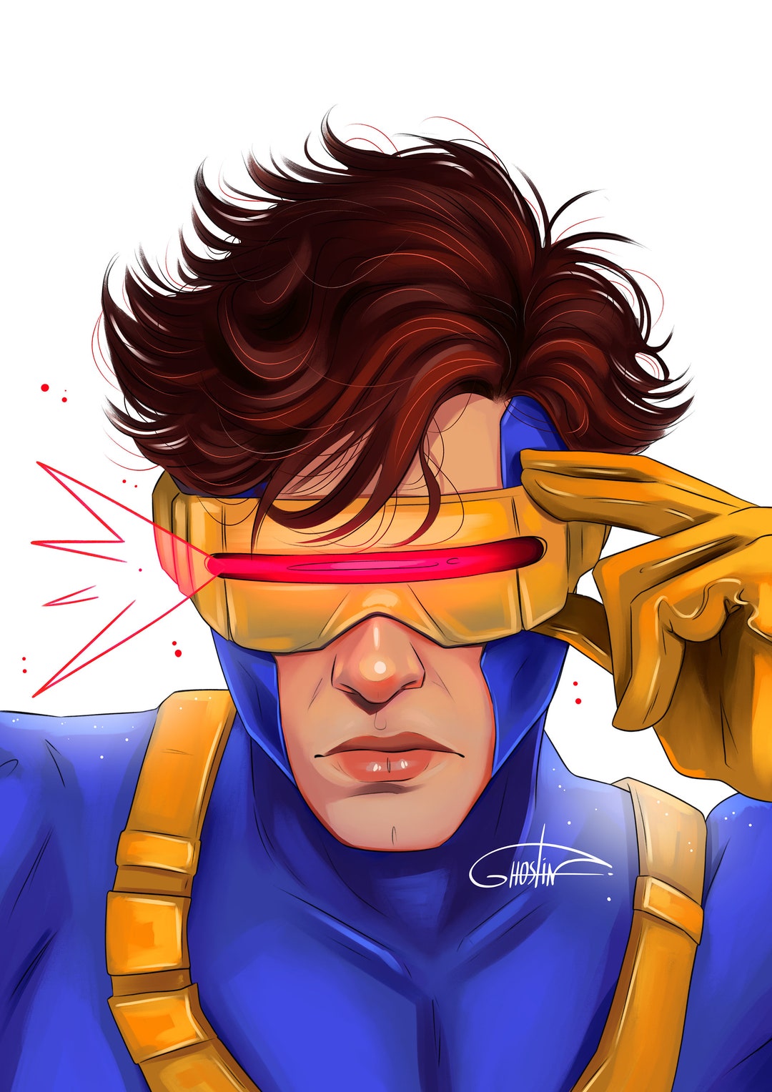 Cyclops (x-men 97) /A4 Fan Art - Etsy