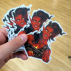 Karlach Sticker (baldur's Gate 3) 8.3 X 10 Cm - Etsy