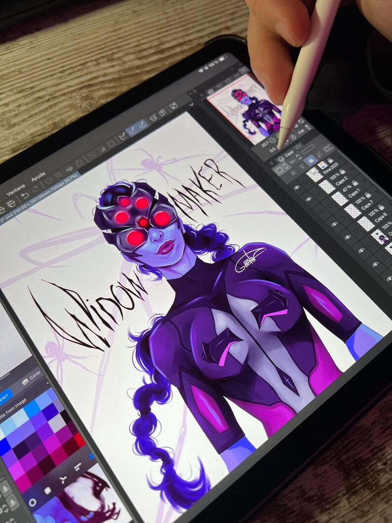 Widowmaker (overwatch) /A4 Fan Art - Etsy