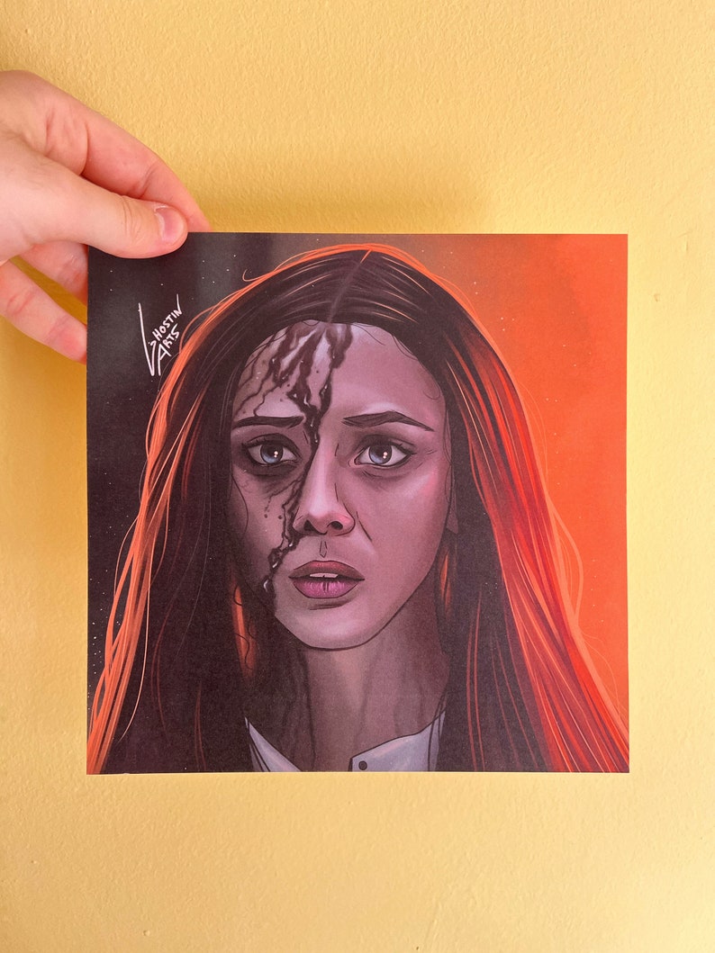 Print of Art Wanda Maximoff Possessed / Fan Art - Etsy