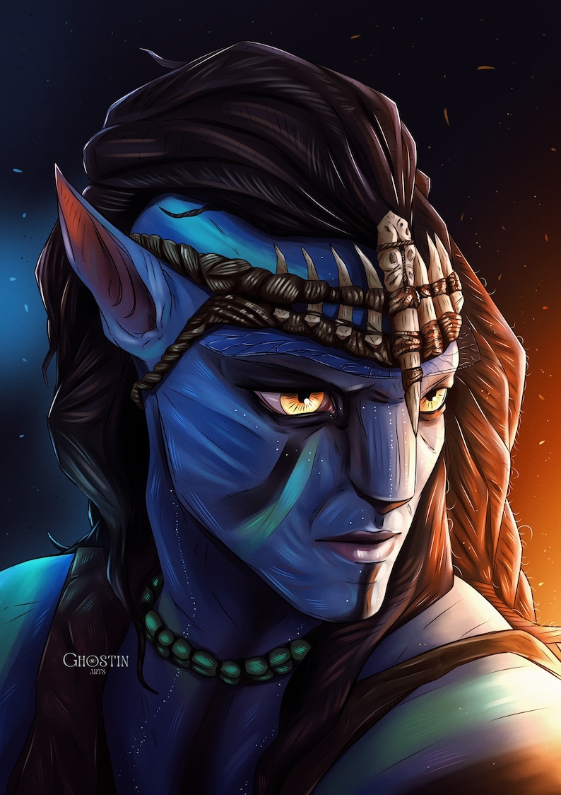 Print of Jake Sully AVATAR /A4 Fan Art - Etsy