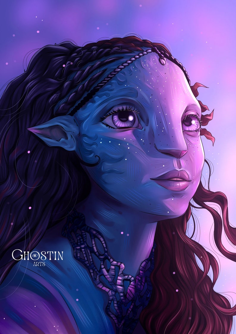 Print of Tsireya AVATAR /A4 Fan Art - Etsy