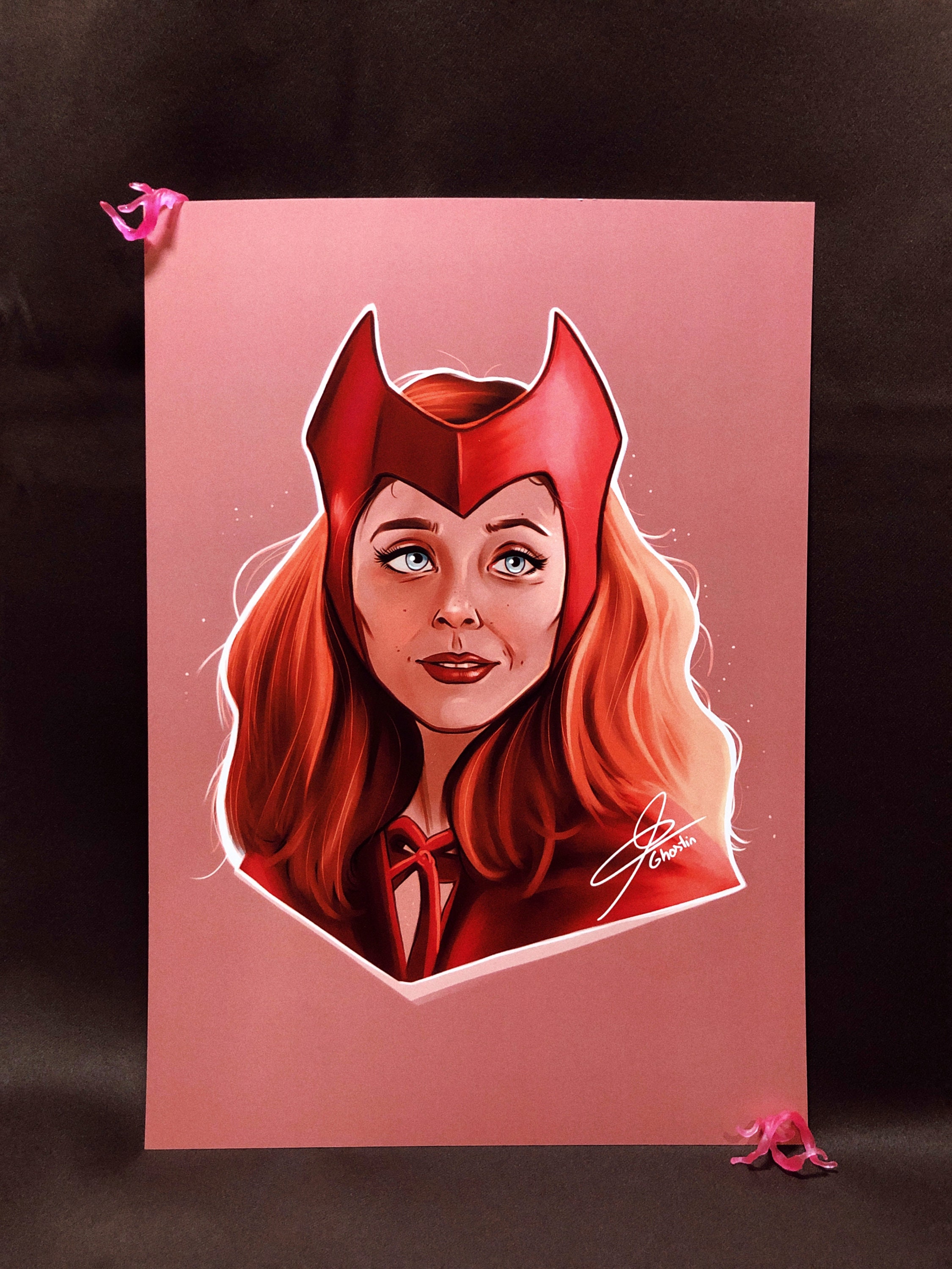 Print of Art A4 Wanda Halloween / Illustration / Fan Art - Etsy