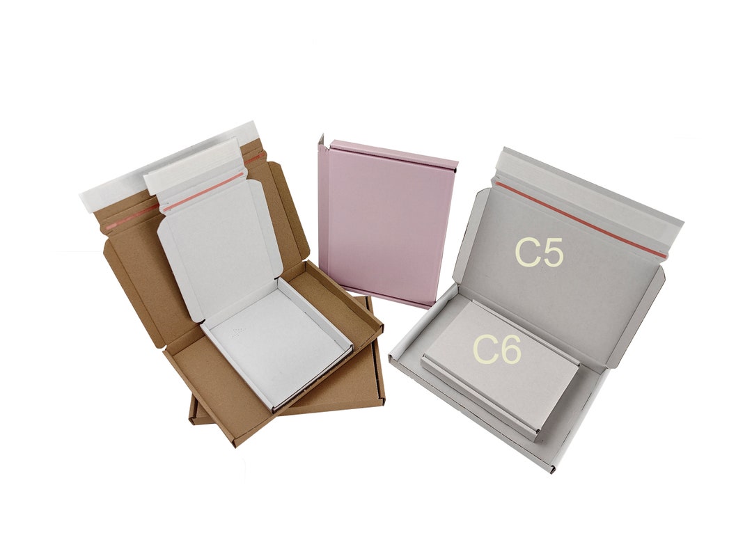Peel & Seal Royal Mail C5 C6 PIP Large Letter Cardboard Postal Boxes ...