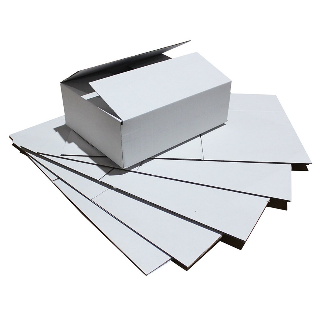 White Maximum Small Parcel Size Royal Mail Durable Boxes Shipping ...