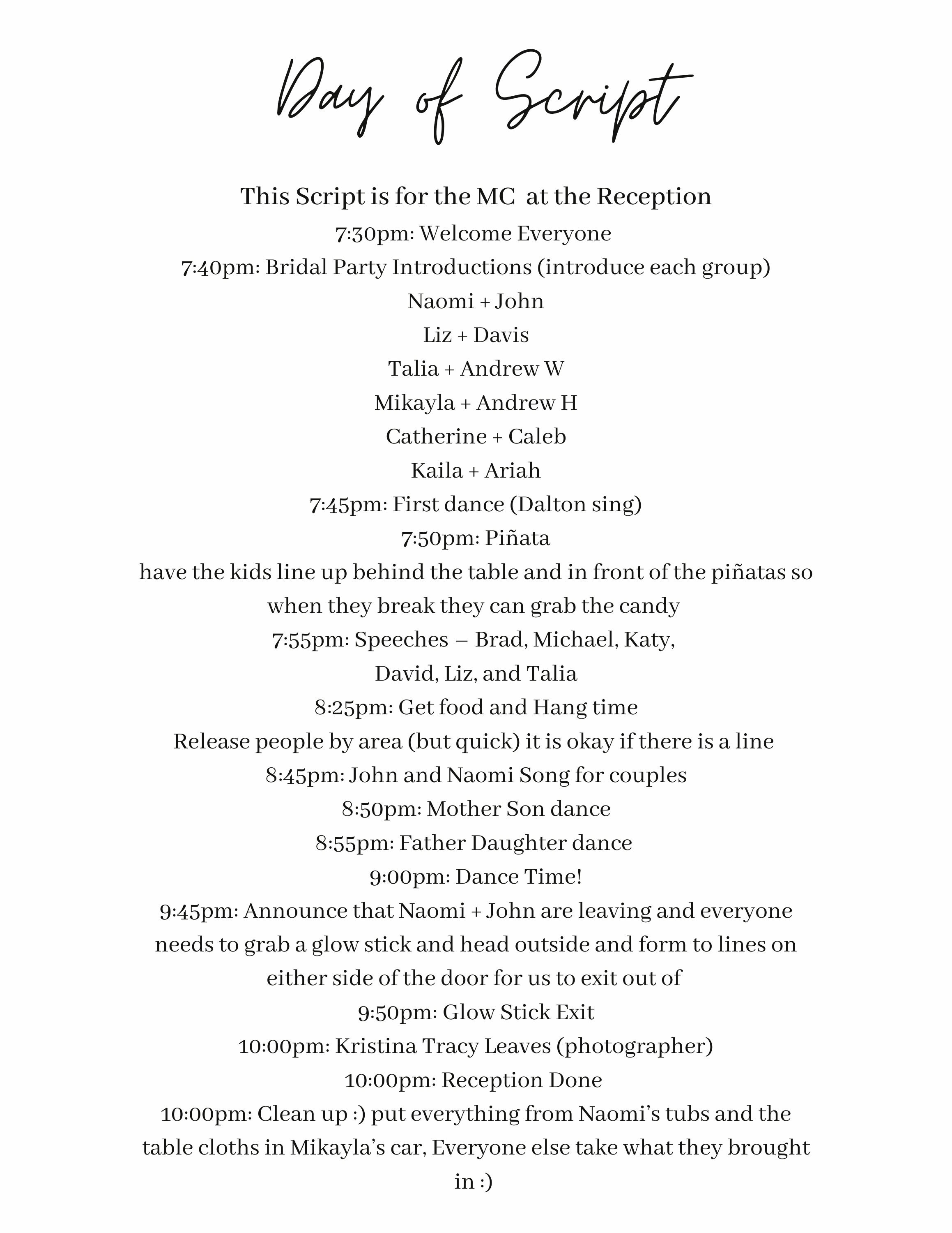 Simple Black and White Wedding Guide Template - Etsy