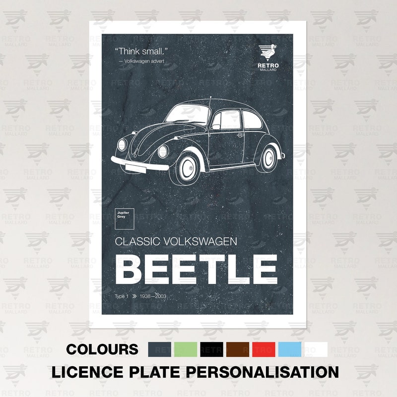 Volkswagen Beetle - Etsy