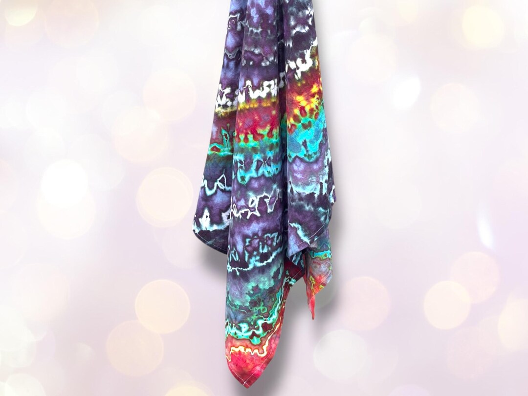 OIL SLICK Ice Dyed Flour Sack Towel - Etsy