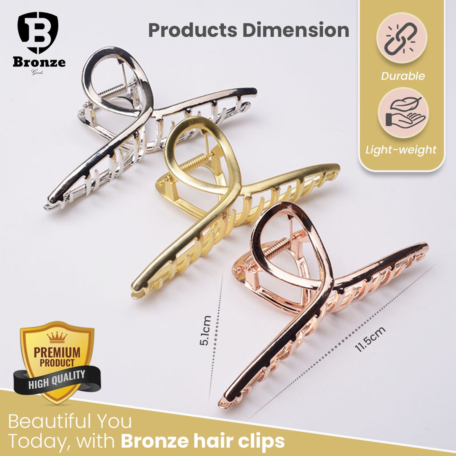 Hair Clips, Metal Hair Clips, Metal Hair Claws, Hair Accessories, Hair ...