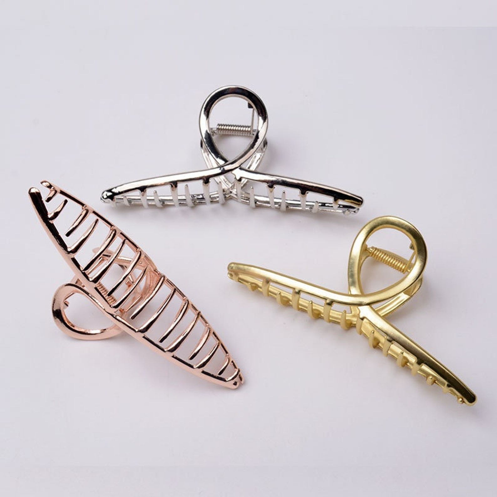 Hair Clips, Metal Hair Clips, Metal Hair Claws, Hair Accessories, Hair ...
