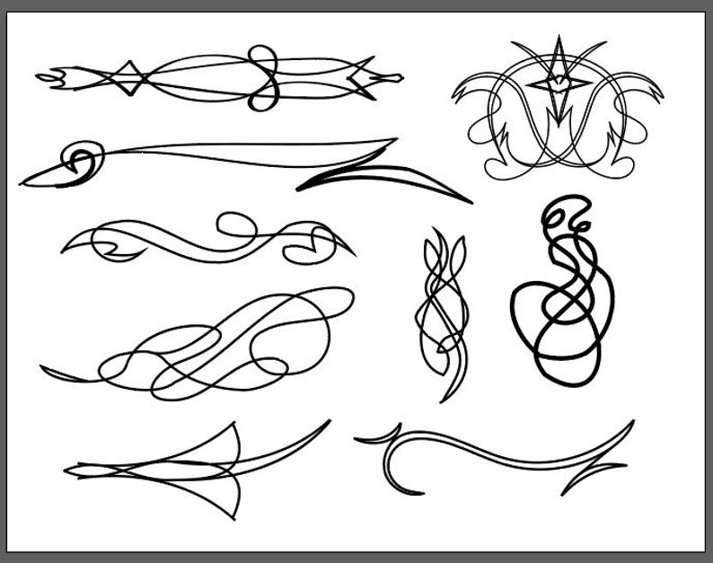 Digital Vector Pinstripes - Etsy