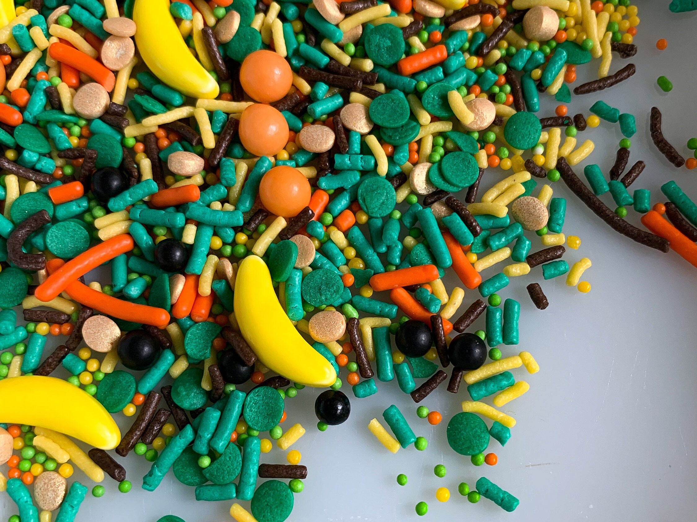 Monkey Around Sprinkle Mix, Jungle Party Sprinkles - Etsy