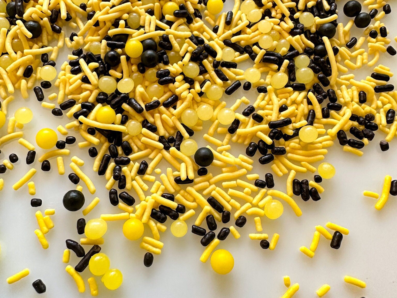 Bumbled Sprinkle Mix, Yellow and Black Sprinkles - Etsy