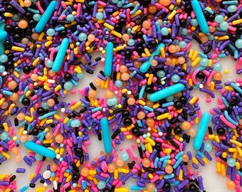 Sprinkles Mix Neon Glow Bright Rainbow Sprinkle Medley - Etsy