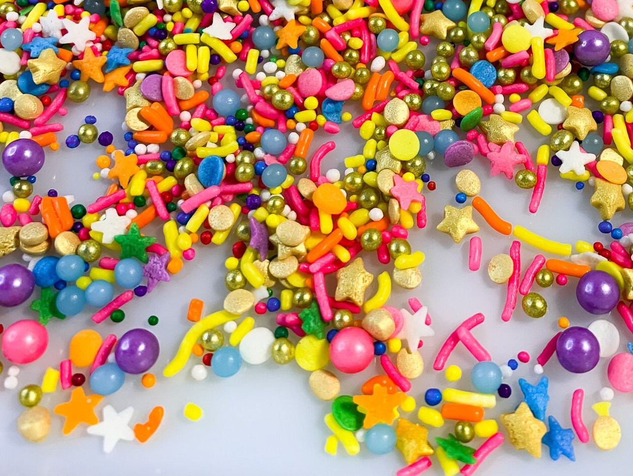 Rainbow Bash Sprinkle Mix - Etsy