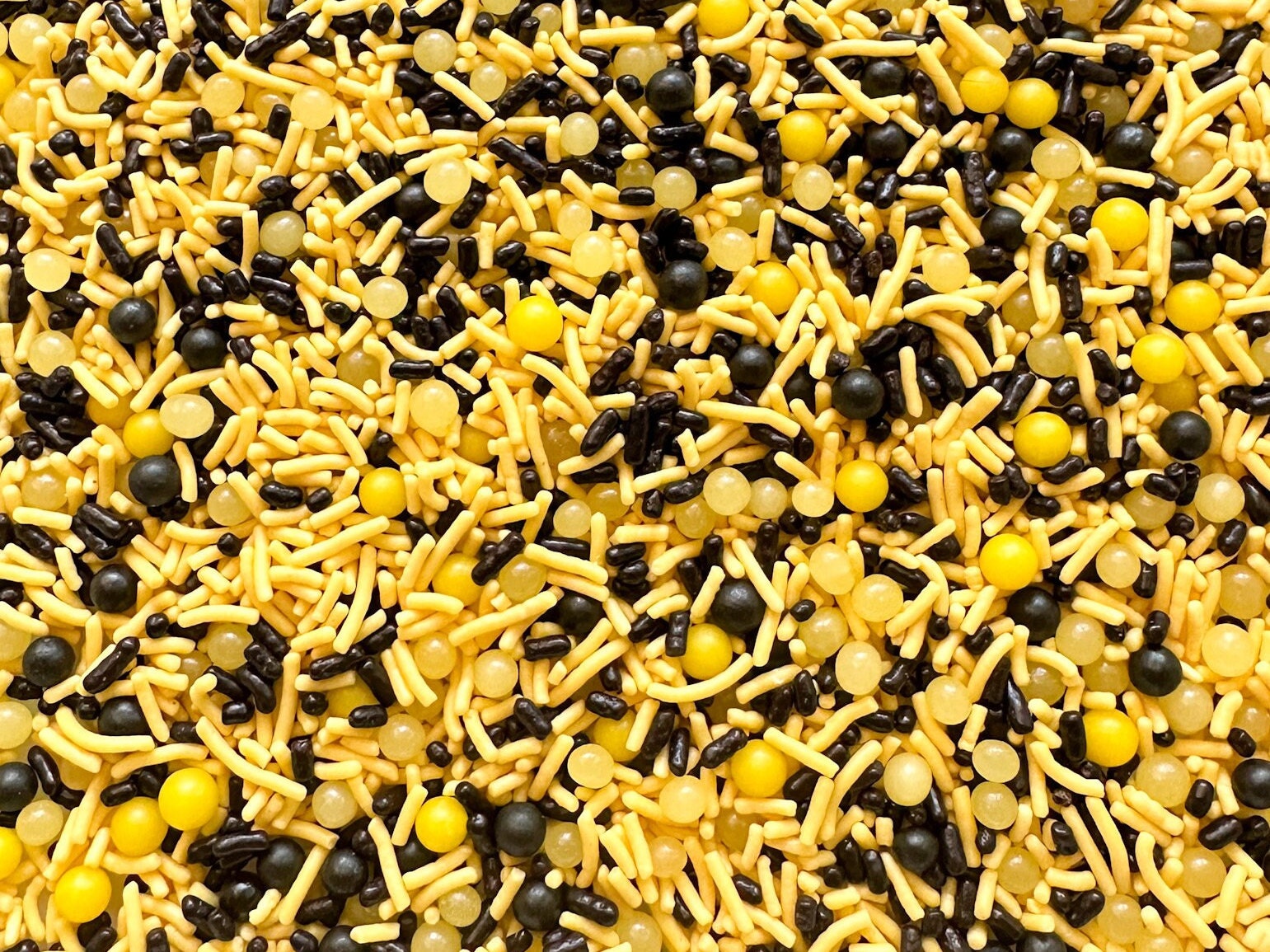 Bumbled Sprinkle Mix, Yellow and Black Sprinkles - Etsy