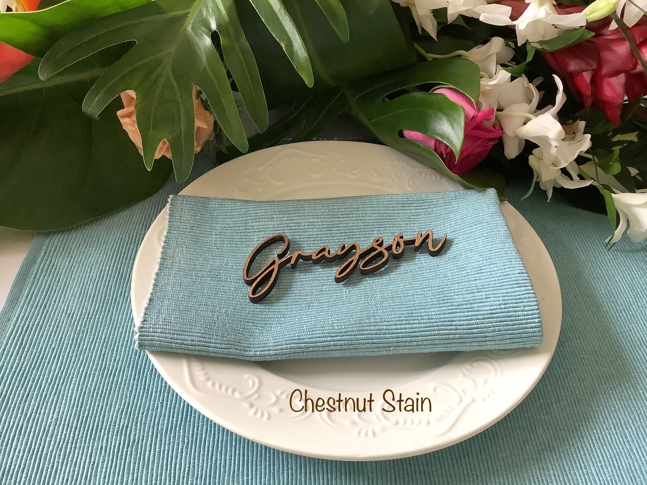 Name Tags, Wedding Name Plate, Special Occasion Name Tags, Place Cards ...