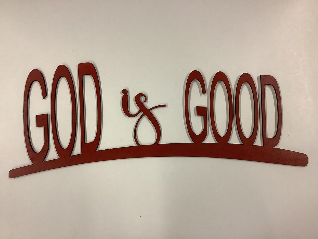 GOD is GOOD Sign/ Religious Sign/ Spiritual Word/ Prayer Word/ Church Sign - Etsy