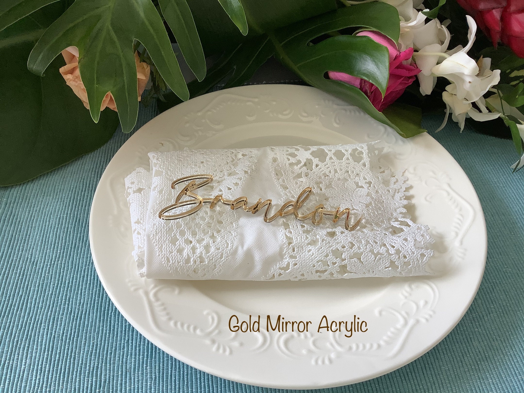 Name Tags, Wedding Name Plate, Special Occasion Name Tags, Place Cards ...