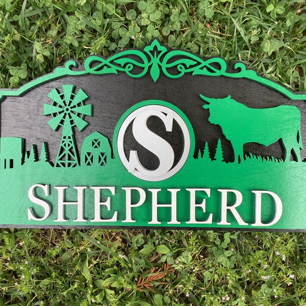 Wood Farm Entrance Signs - Etsy