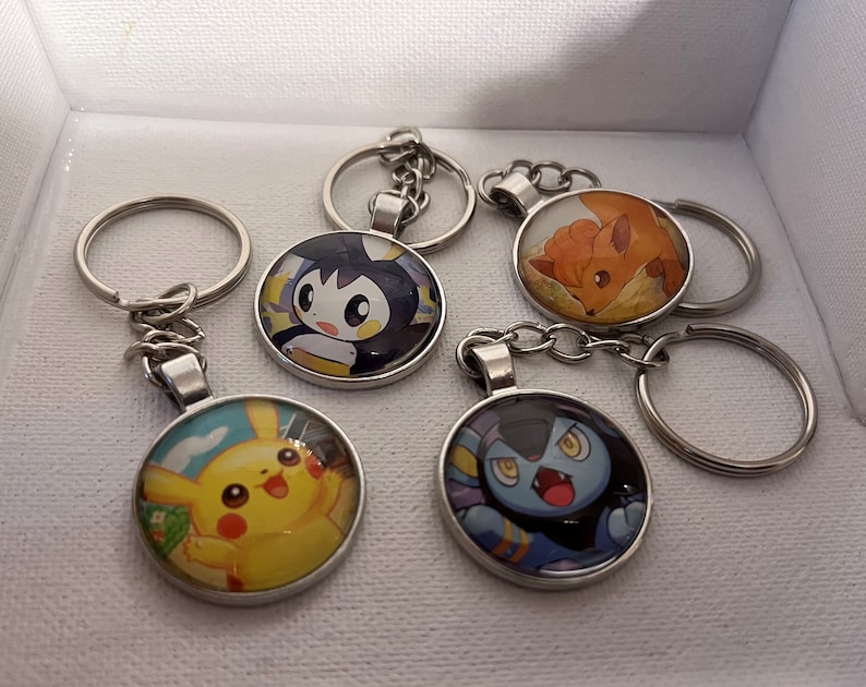 Pokemon Inspired Keychains - Etsy