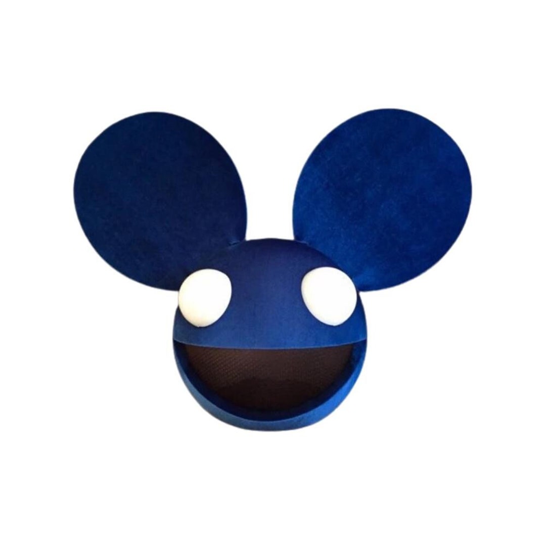 Royal Blue Mouse Rave Halloween Costume Head Helmet Deadmau5 Inspired ...